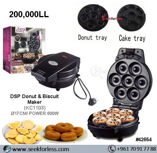 Electric Baking Pan 2 In 1 Donut Maker – Imported Chef
